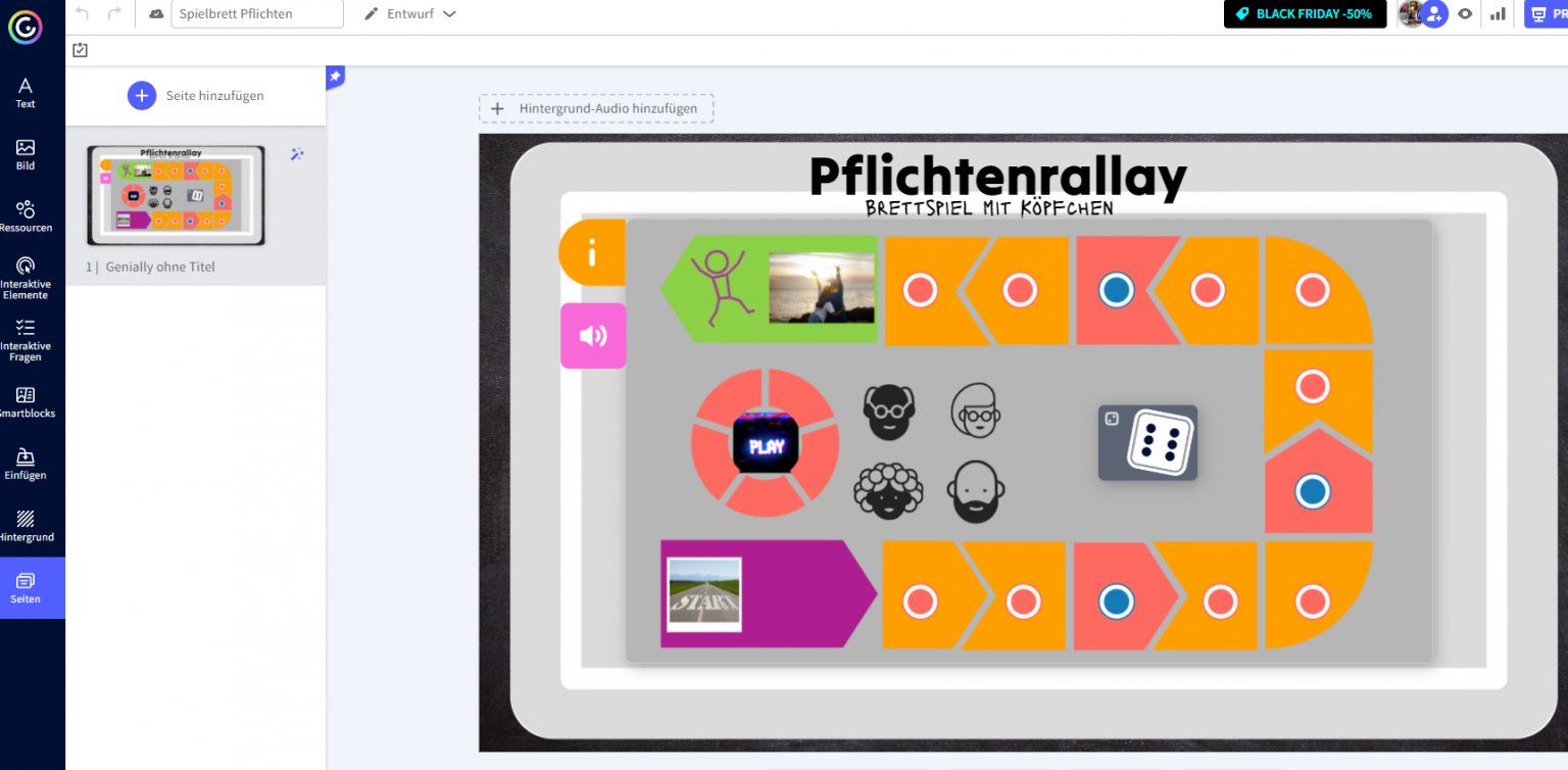 Spiele im Lernraum: Genially - Mein Schlüssel zu spielerischem Lernen - Competence and Projects